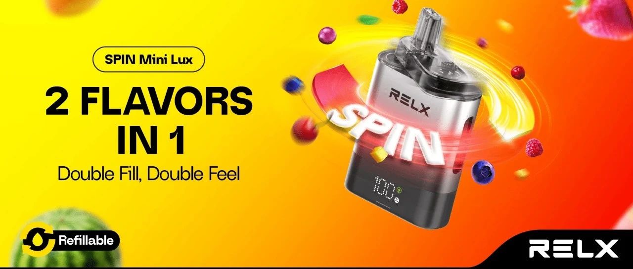 Officially Present, RELX Spin Mini Lux Open System Vape with Dual ...